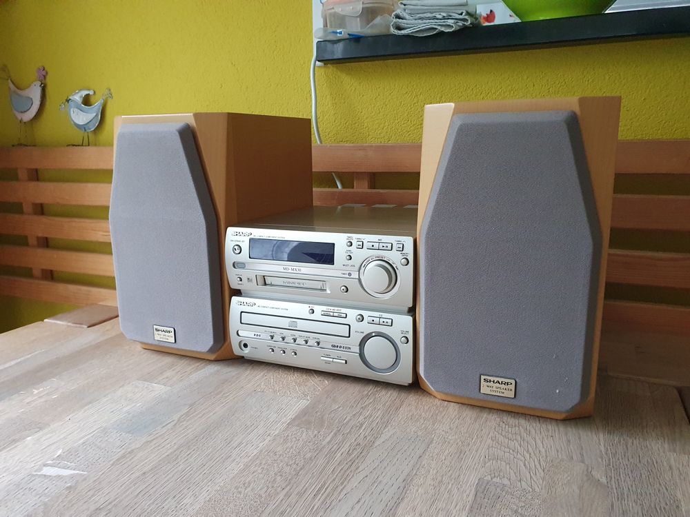 Stereoanlage SHARP mit MiniDisc Player | Kaufen auf Ricardo