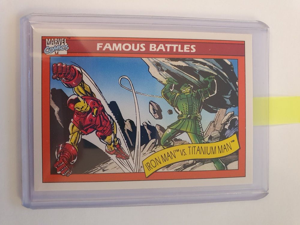 Marvel 1990 Battles: IRONMAN VS. TITANIUM MAN TCG Card Karte | Kaufen ...