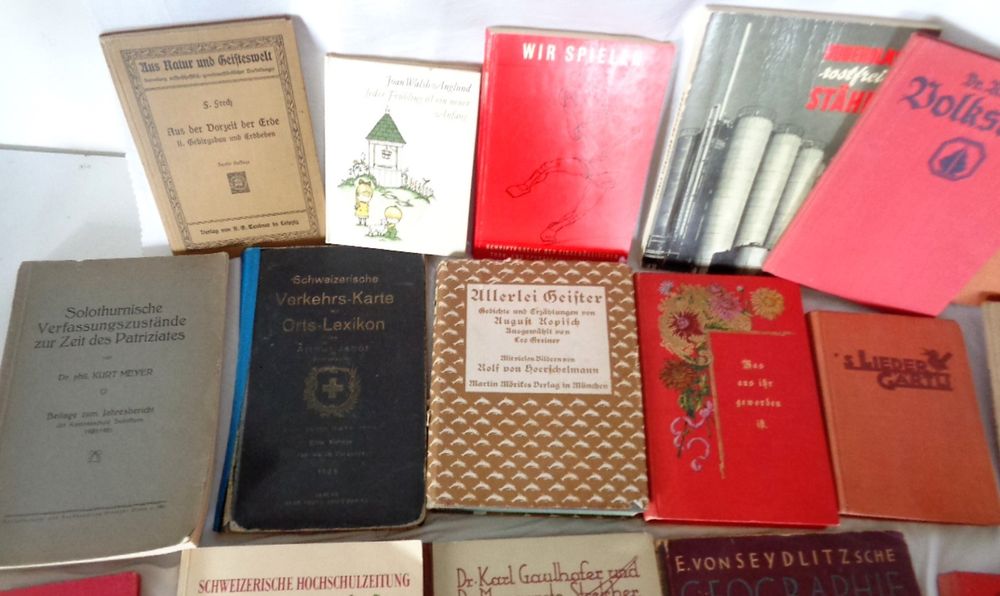 23 alte Bücher zirka 1920 - 1958 zusammen ab Fr. 1.- | Kaufen auf Ricardo
