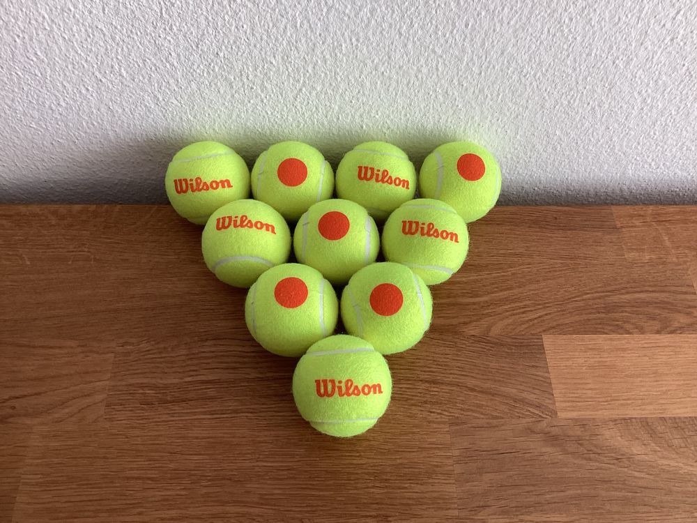 Wilson Starter Orange Balls 10er Stage 2 (Neu (gemäss Beschreibung)) in ...