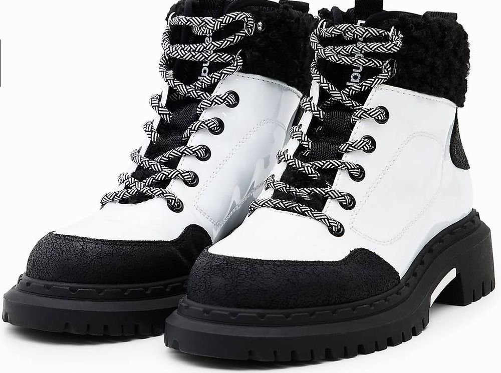 Desigual Stylische Combat Boots weiss/schwarz Gr. 41 (Neu und originalverpackt) in Thun für CHF ...