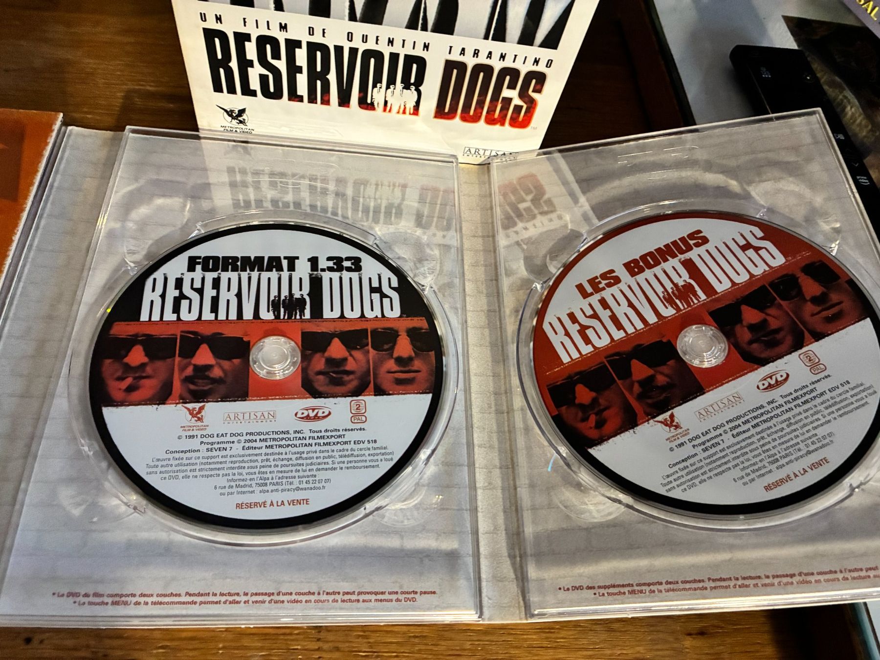 Reservoir Dogs (Collector 3 DVD, 1991, QuentinTarantino) (D'occasion) à ...