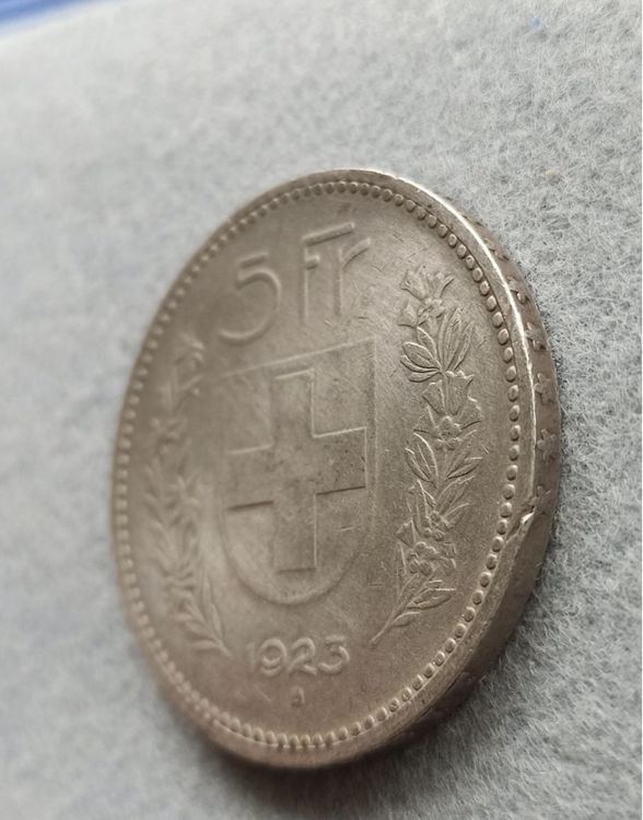 5franken silbermünze 1923 (Gebraucht) in Zürich für CHF 52 – mit Lieferung auf Ricardo kaufen