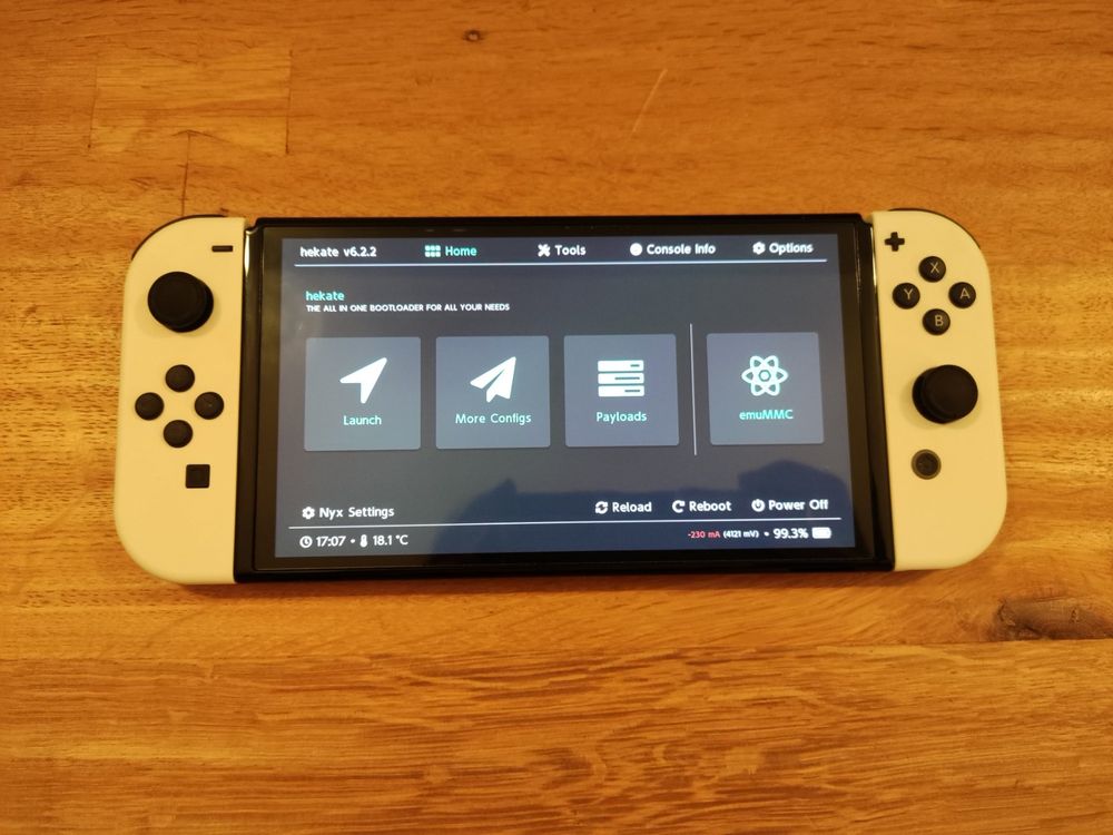 Nintendo Switch OLED - mit Modchip (Picofly) - CFW-Fähig (Gebraucht) in ...