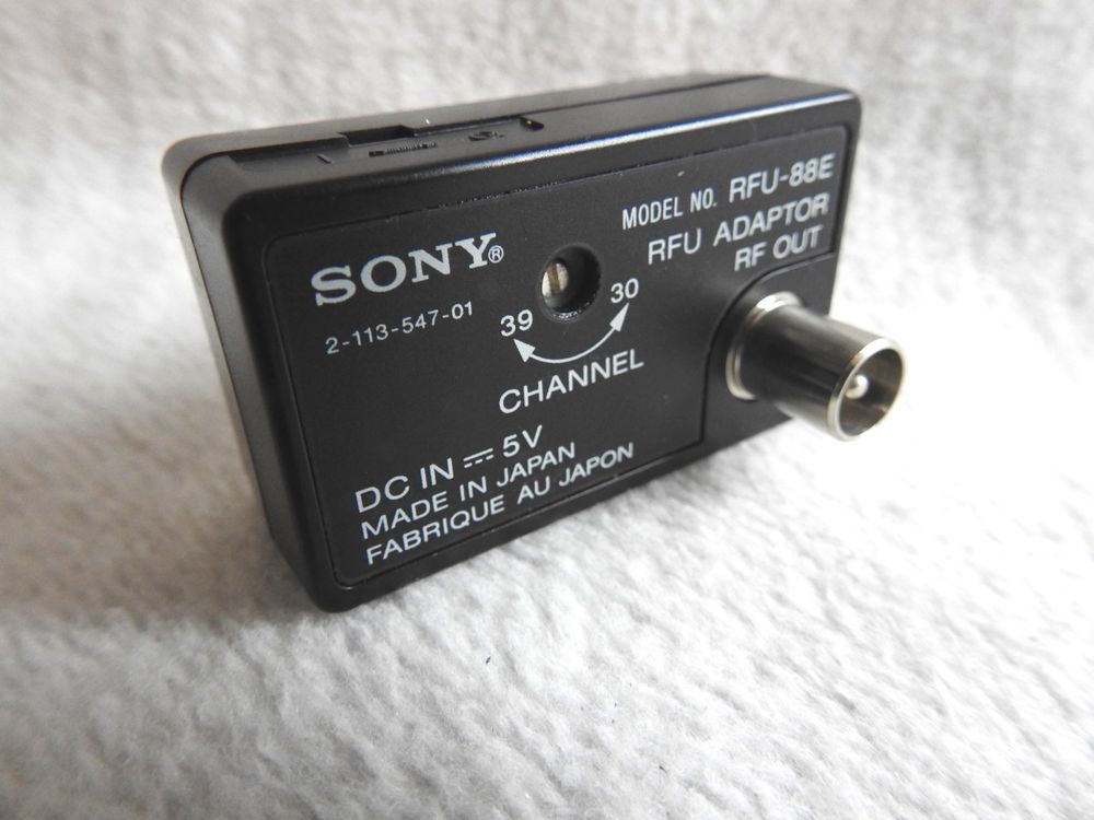 Sony Adapter RFU-88E Kabel TV Antenna Antenne Adaptor RF | Kaufen auf ...