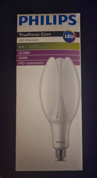 Philips TrueForce Core LED 42W | 5000 lm | 3000K (E27) (Gebraucht) in ...