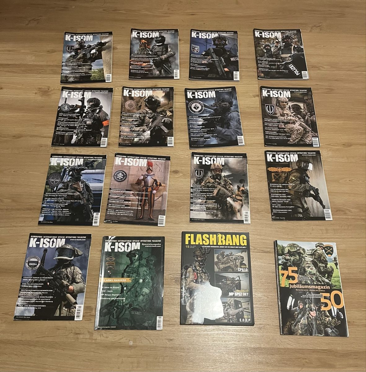 15x Taktik-Magazine: K-ISOM Sammlung + FLASHBANG 15 + KSK Sp (Neu ...
