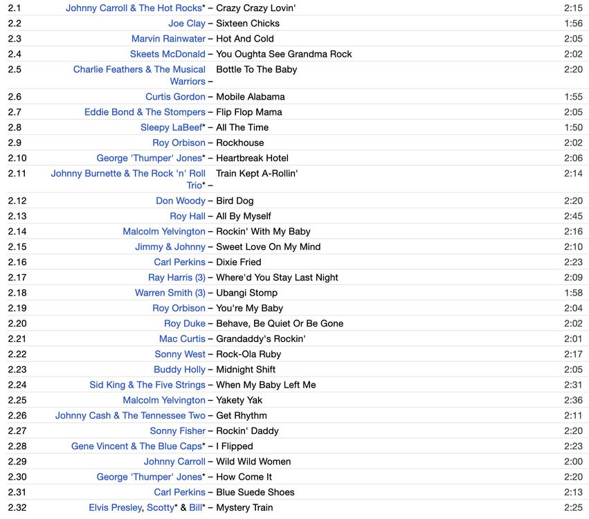 Great Rockabilly - Original Rockabilly Recordings 1955-1956 (Gebraucht ...