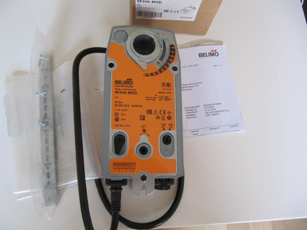 BELIMO SF24A-MOD Federrücklaufantrieb (Neu (gemäss Beschreibung)) in Basel für CHF 220 – mit ...