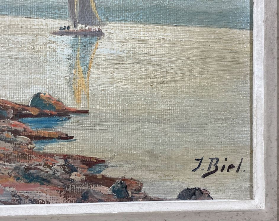 Joseph Biel (1891-1943) Gemälde - Küsten Szene (Gebraucht) in Root für ...