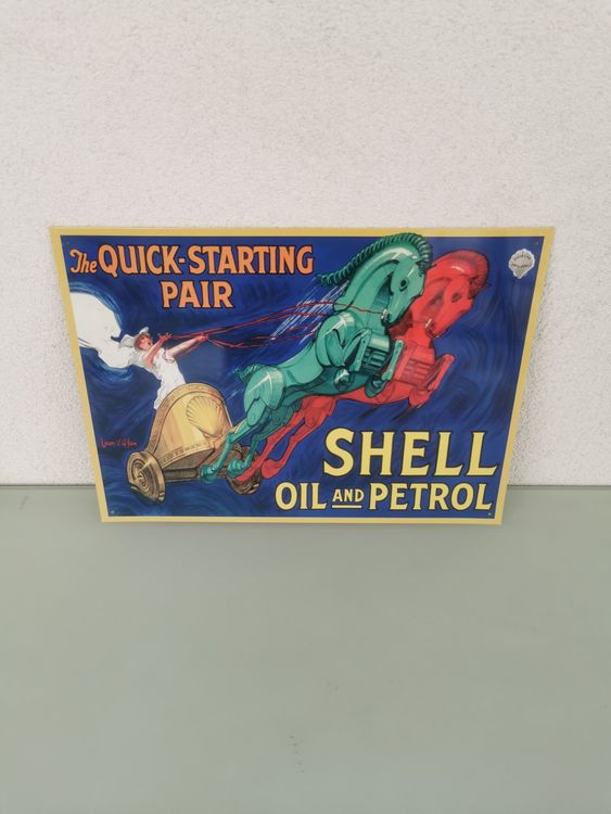 Plaque Métallique Décorative SHELL (Neu (gemäss Beschreibung)) in ...