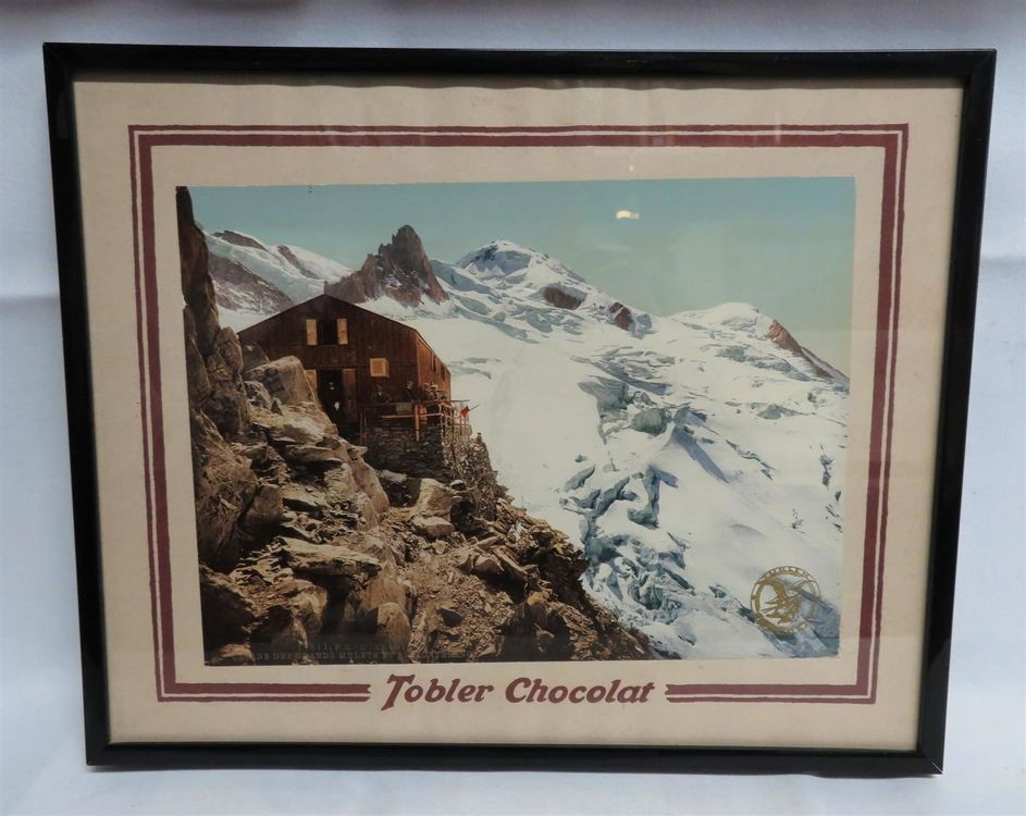 Werbung Reklameschild Tobler Chocolat Montblanc Chamoniz | Kaufen auf ...