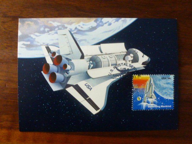 Maximumkarte Space Shuttle 27. Mai 1981 (Gebraucht) in Aedermannsdorf ...