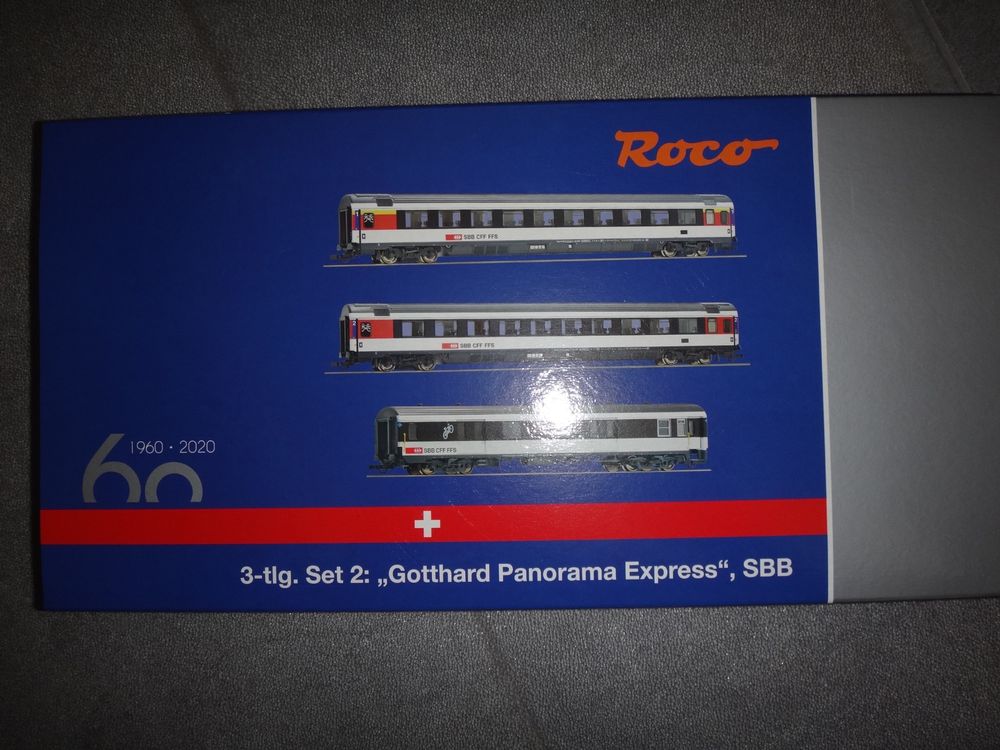 ROCO 74082 "Gotthard-Panorama-Express", MIT D - ICN - LOOK!! (Neu und originalverpackt) in Riet ...