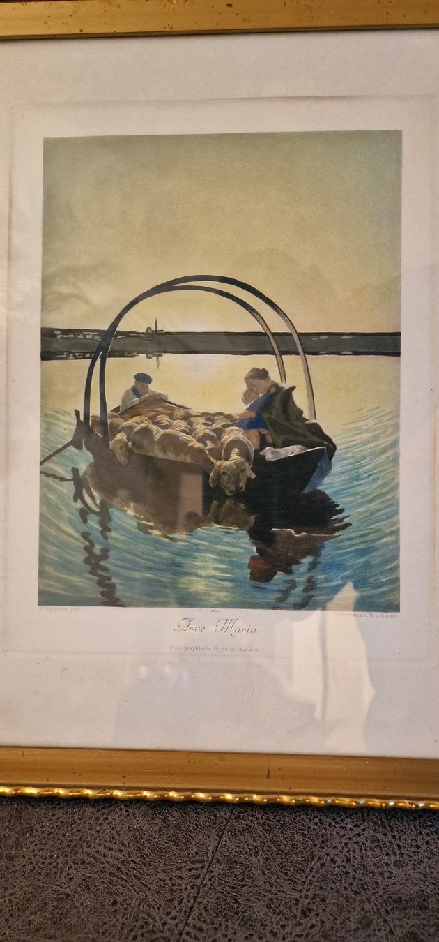 Tableau reproduction "Ave Maria Giovanni Segantini" (D'occasion) à ...