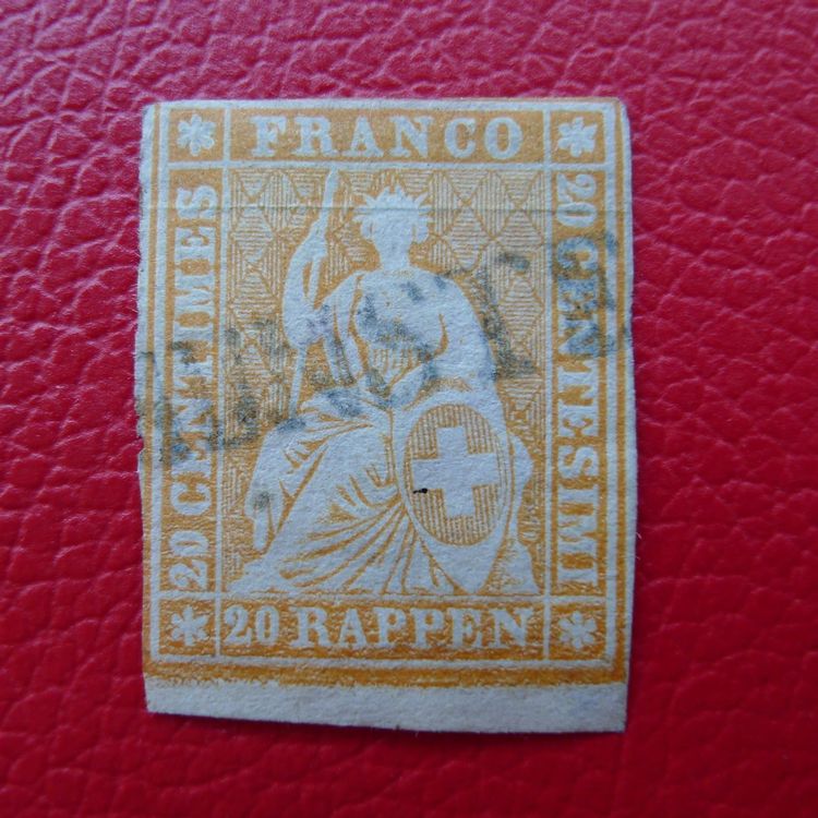 Strubel: 25F (25B1.m) Stabstempel: "MÜNSTER" LU, Kat: 370.-+ (Gebraucht) in Sursee für CHF 30 ...