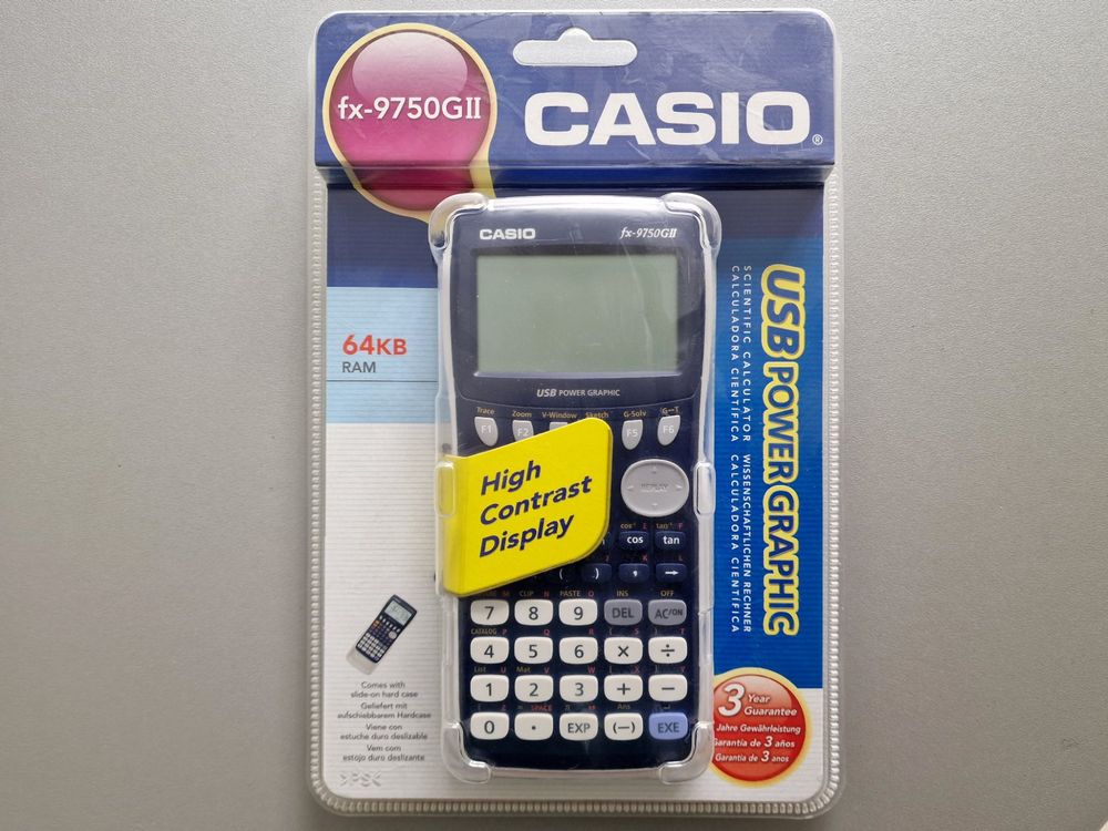 Casio fx-9750GII Technisch-wissenschaftlicher Grafikrechner (Neu und ...