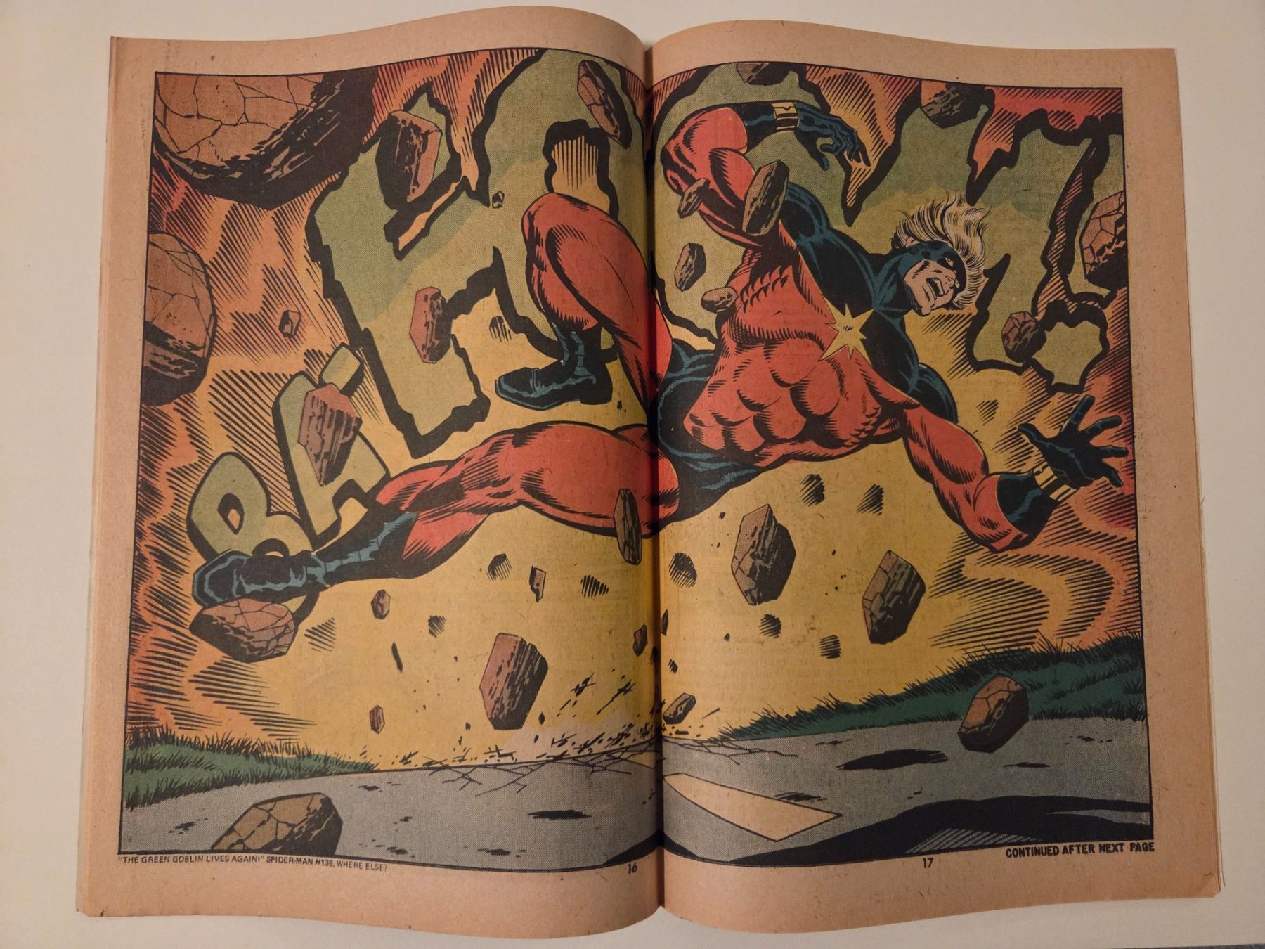 CAPTAIN MARVEL #34 (Marvel, 1974) 1ST Nitro, Jim Starlin (Gebraucht) in ...