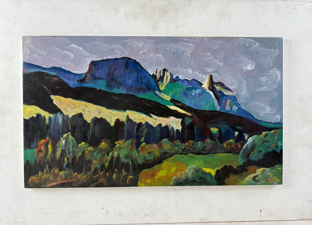 Berglandschaft Gemälde Signiert (Gebraucht) in Neuhausen am Rheinfall für CHF 10 – nur Abholung ...