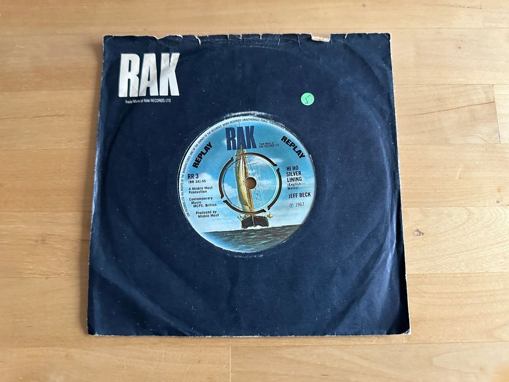 JEFF BECK Hi Ho silver Lining Single 7" | Kaufen auf Ricardo