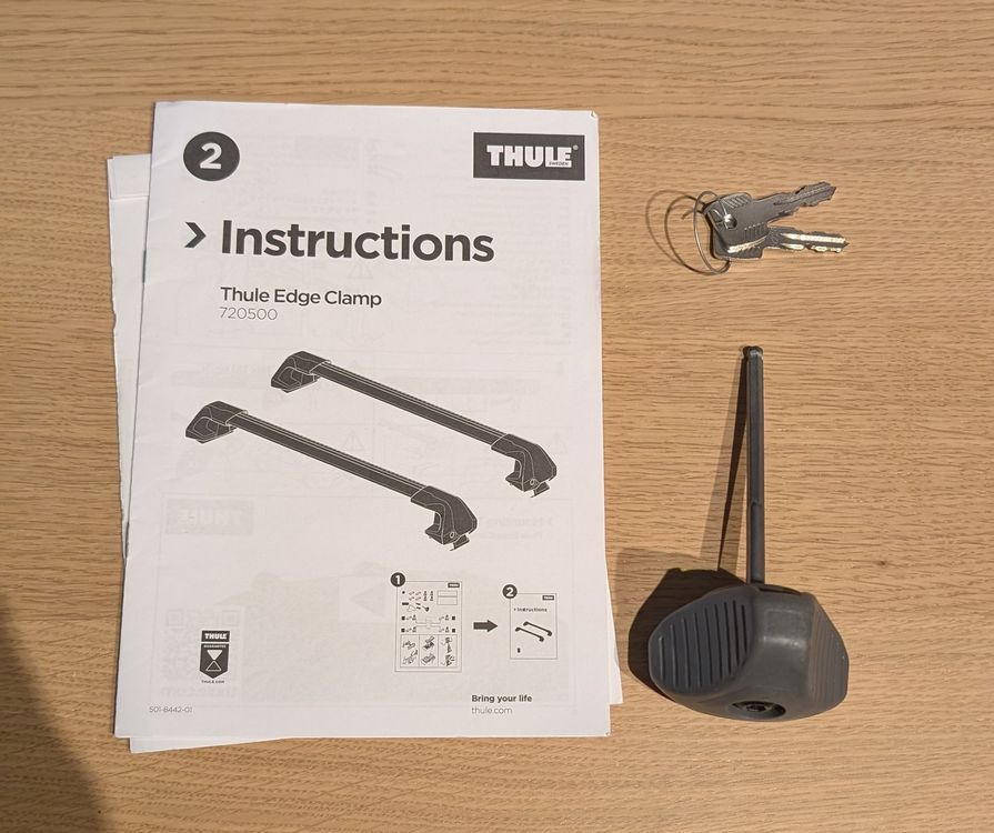 Thule WingBar Edge Clamp 720500 Dachträger - VW up! (Gebraucht) in ...