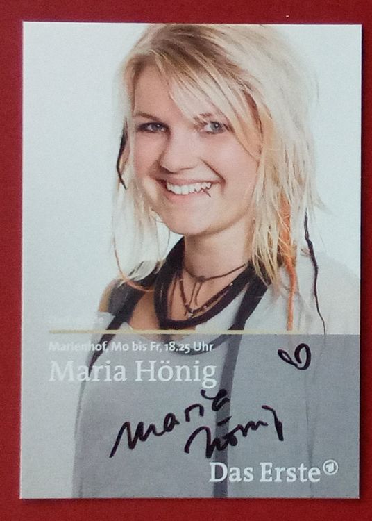 Maria Hönig Autogramm signiert Fotopostkarte 10x15cm | Kaufen auf Ricardo