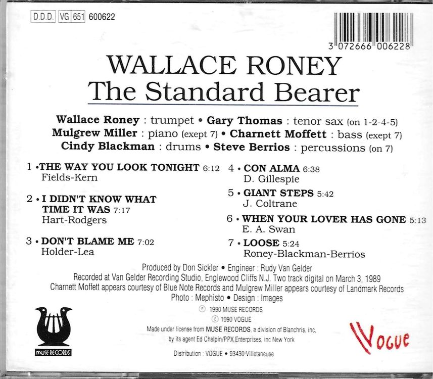Wallace Roney - The Standard Bearer (Gebraucht) in Savagnier für CHF 4 ...