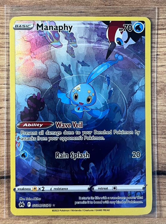 Manaphy GG06/70 Pokemon Galarian Gallery Crown Zenith | Kaufen auf Ricardo