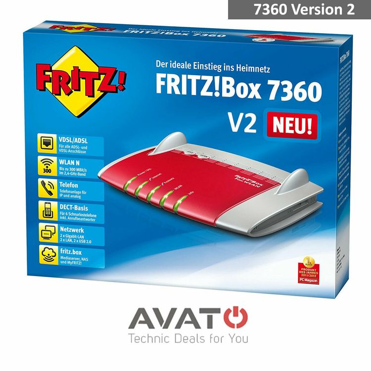 Fritzbox 7360 V2 (Gebraucht) in Rüti ZH für CHF 13.5 – mit Lieferung ...