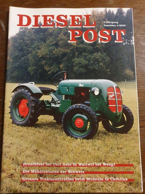 Diesel Post 4/03 Meili Bührer DDI 4 Hürlimann Rapid Aebi xa (Gebraucht ...