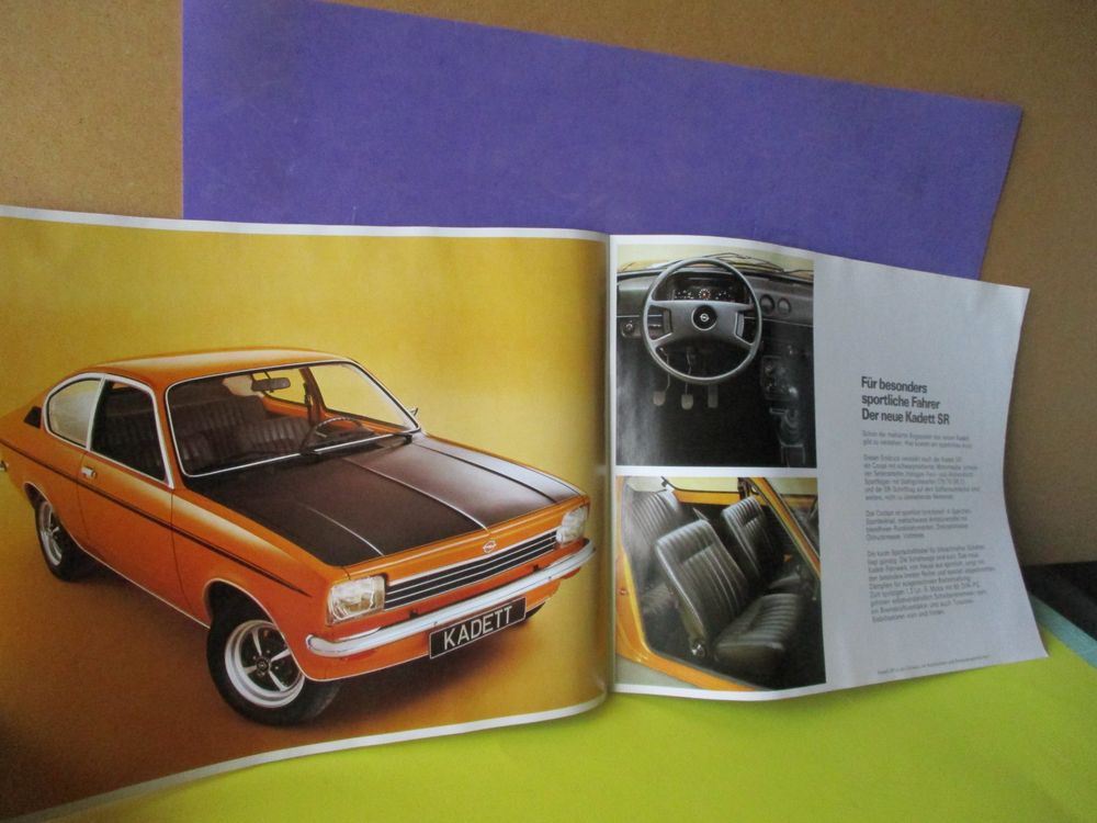 OPEL KADETT Prospekt 1973 | Kaufen auf Ricardo