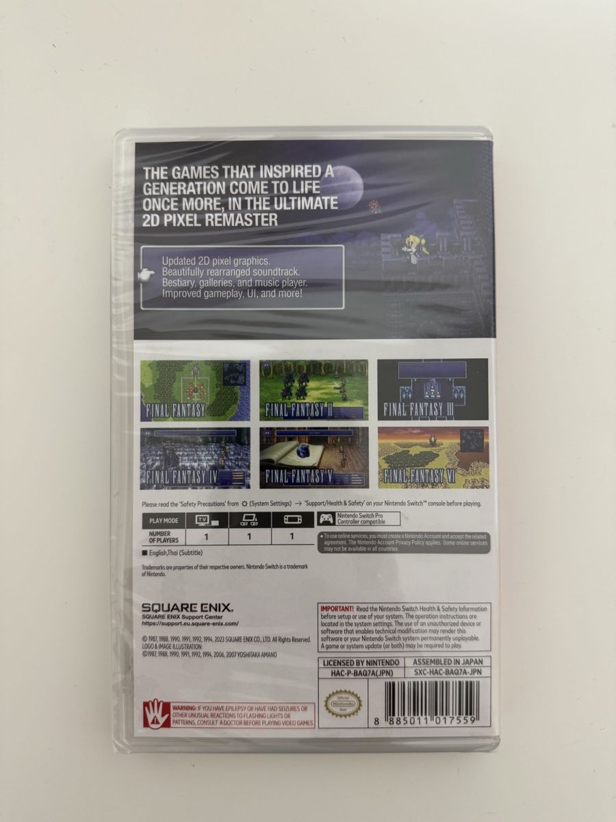 Jeu Vidéo Switch neuf “Final Fantasy I-VI Collection” (Neu und ...