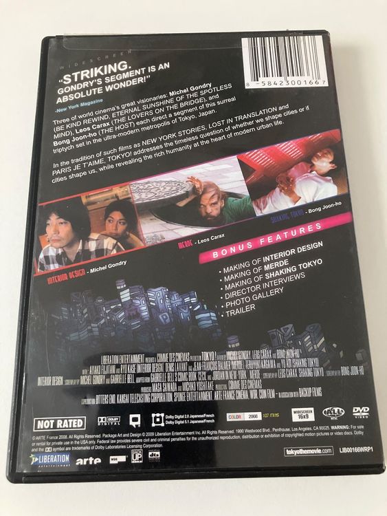 Tokyo! (Michel Gondry, Leos Carax, Bong Joon-Ho) DVD (Gebraucht) in ...