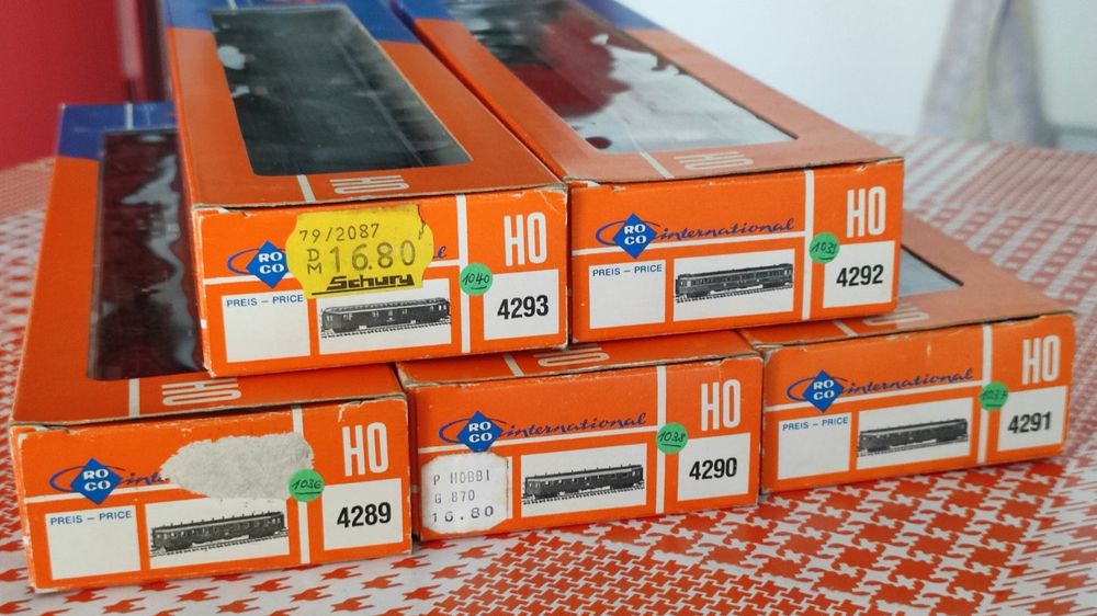 Roco 4289 4290 4291 4292 4293 DB Hechtwagen TOP (Gebraucht) in Castel ...