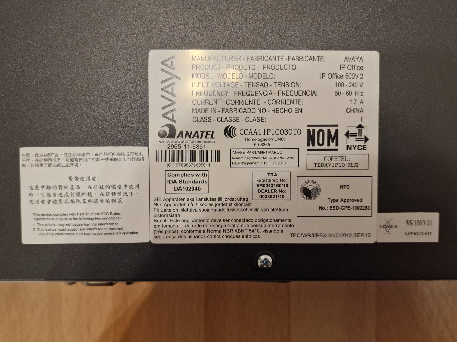 Avaya IP Office IP500 V2 inkl. Module (Gebraucht) in Buchrain für CHF ...