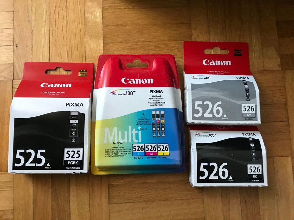 Canon Druckerpatronen 525/526 (Neu und originalverpackt) in Zürich für ...