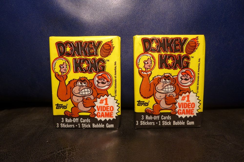 donkey kong stickers & gum - topps 1982 | Kaufen auf Ricardo