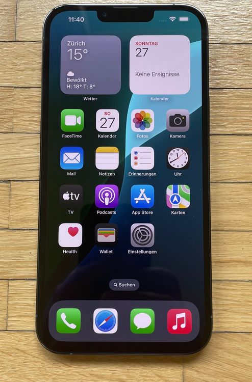 iPhone 13 Pro Max 256 GB, Sierrablau 6,7 Zoll OLED (Gebraucht) in Rüti ...