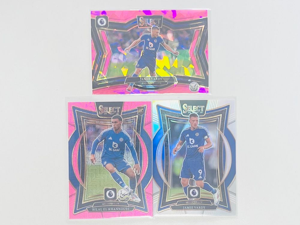 2024-25 Panini Select PL FC Leicester City (Vardy Khannouss) (Gebraucht ...