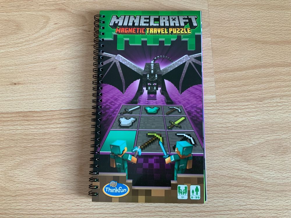 Lernspiel - Minecraft Magnetic Travel Puzzle, ab 8 Jahr -NEU (Neu und ...
