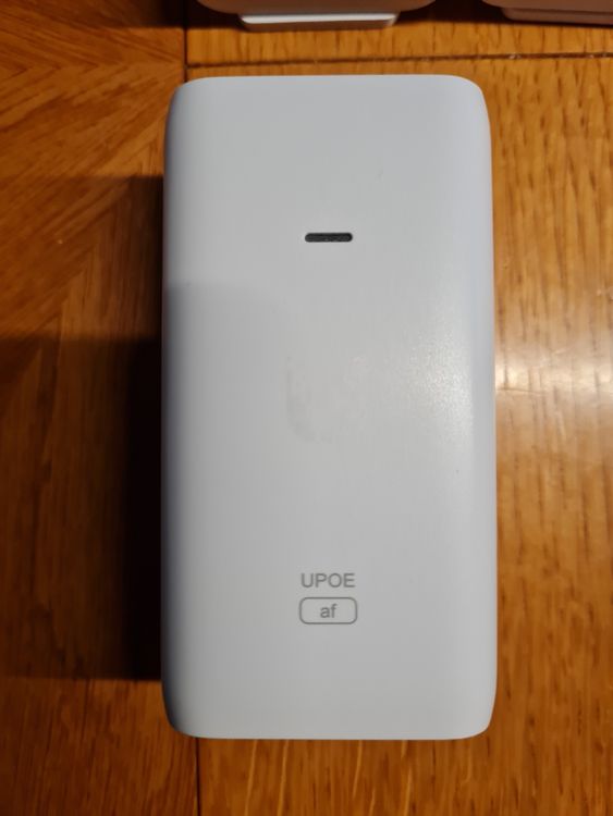 2x Ubiquiti U-POE/UPOE-af Power Injector Adapter PoE (Neu (gemäss ...