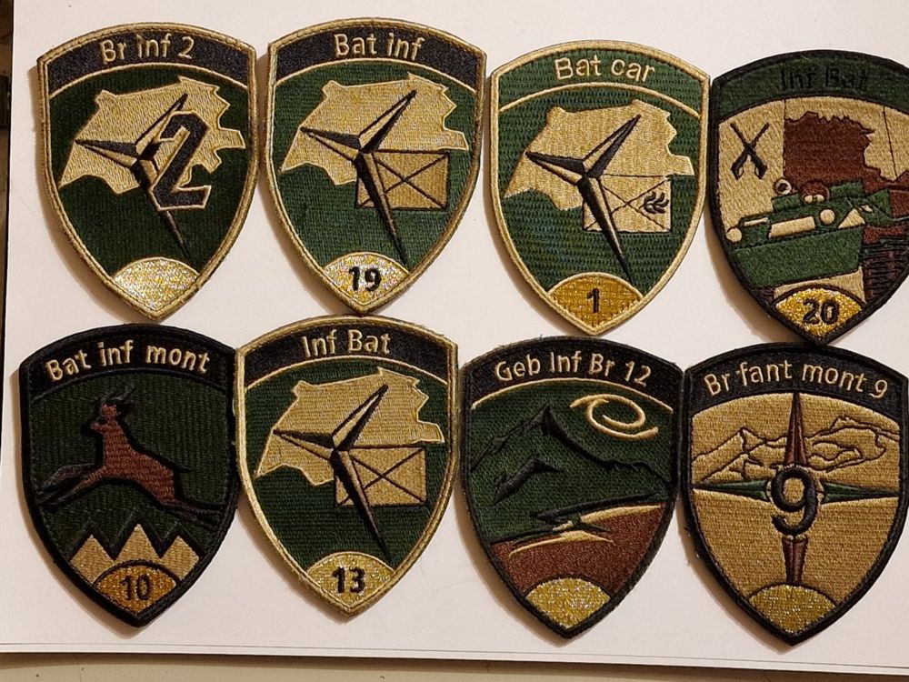 8 Badges Infanterie Stab Gold Klett | Kaufen auf Ricardo