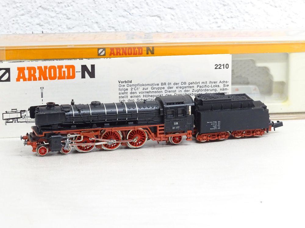 Arnold 2210 Dampflok BR01 177 DB, Schwarz, Spur N, OVP (Gebraucht) in Wohlen für CHF 152 – mit ...