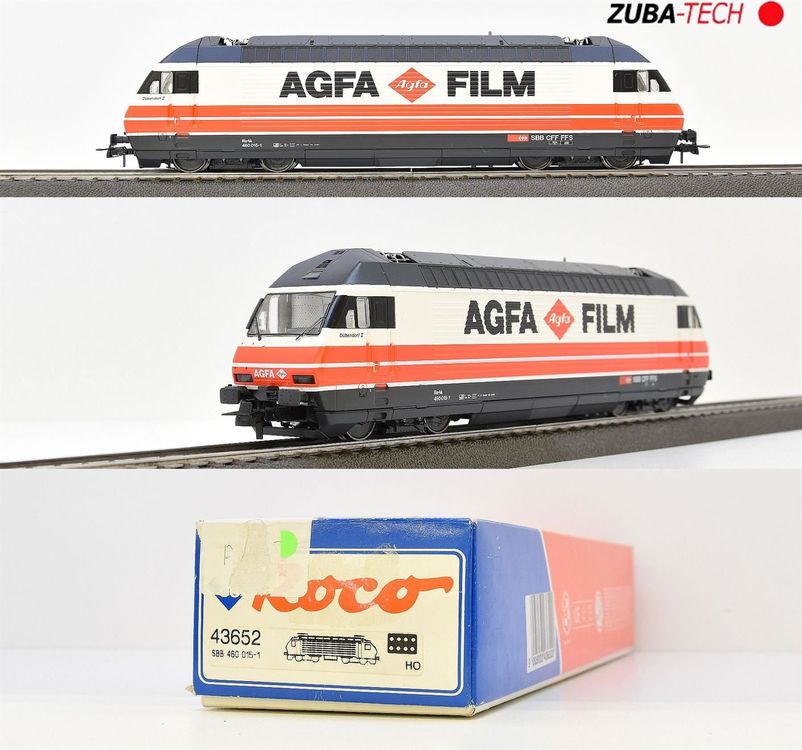 Roco 43652 E-Lok Re 460 AGFA SBB H0 GS (Gebraucht) in St. Gallen für ...