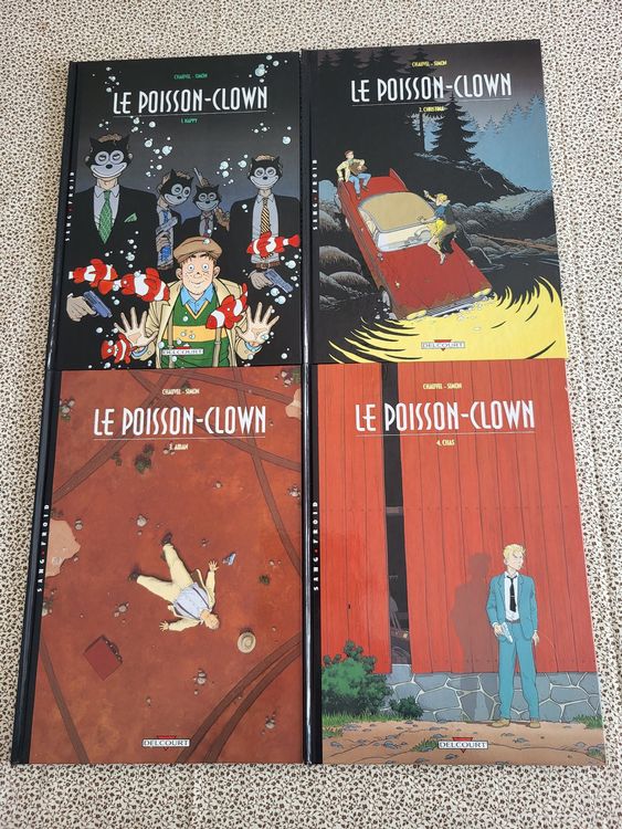 LE POISSON-CLOWN Chauvel et Simon, série complète en 4 tomes (Gebraucht ...