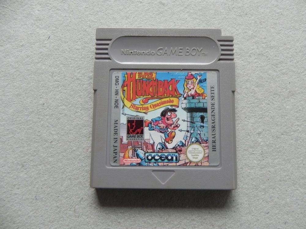 Nintendo Gameboy Game Boy Spiel Super Hunchback (Gebraucht) in Siebnen ...