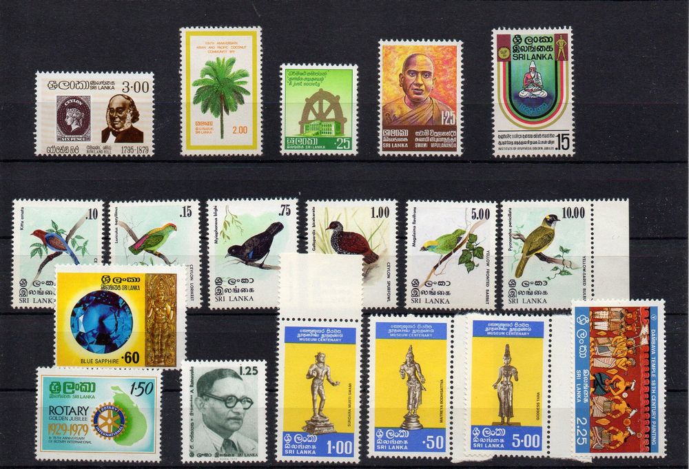 Sri Lanka+Ceylon, Lot von postfrischen Briefmarken (Neu (gemäss ...