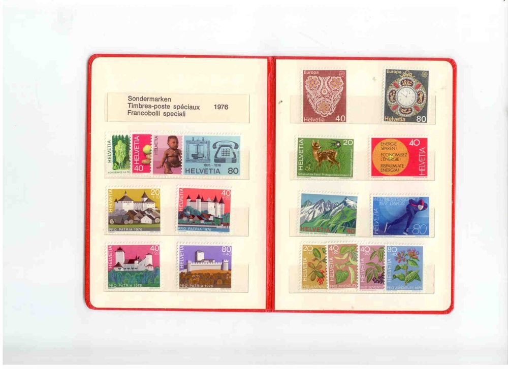 Briefmarken PTT Postjahrbuch 1976 postfrisch (Neu (gemäss Beschreibung)) in Neuhausen für CHF 15 ...