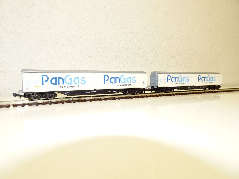 2 Roco Güterwagen Pan Gas Spur N (15) (Gebraucht) in für CHF 30.9 – mit ...