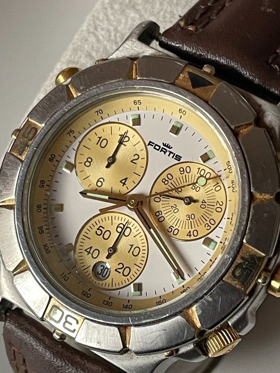 Fortis – Alarm-Chronograph 524.16.120 Herren 1980–1989 (Gebraucht) in ...